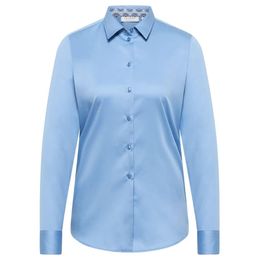 Eterna Bluse REGULAR FIT in blau | Gr.: 46