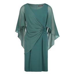 Vera Mont Cocktailkleid mit Raffung in Dark Emerald | Gr.: 42