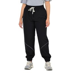 Ulla Popken Jogginghose in schwarz | Gr.: 50-52