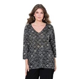 MIAMODA Shirt in schwarz | Gr.: 60