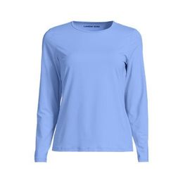 LANDS' END Badeshirt, Damen,  Blau, Nylon-Mischung, by Lands' End
