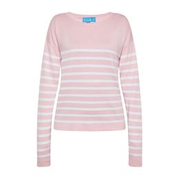 SANIKA Pullover Damen Gr&ouml;&szlig;e XL rosa / wei&szlig;