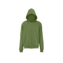 Colina Zip-Up Hoodie male Green size XXL