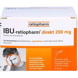 IBU-ratiopharm direkt 200 mg Pulver zum Einnehmen 20 St