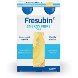 Fresenius Fresubin Energy Fibre Drink Vanille Trinkflasche Trinknahrung 4X200 ml