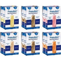 Fresenius Fresubin Protein Energy Drink Mischkarton Trinkflasche Trinknahrung 6X4X200 ml