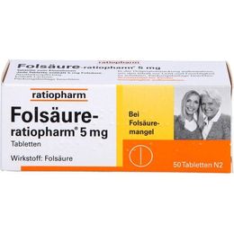 FOLS&Auml;URE-ratiopharm 5 mg Tabletten 50 St