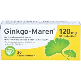 HERMES Arzneimittel GINKGO-MAREN 120 mg Filmtabletten 30 St