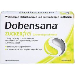 Reckitt Benckiser Deutschland GmbH Dobensana zuckerfrei Zitronengesc.1,2mg/0,6mg Lut. 24 St
