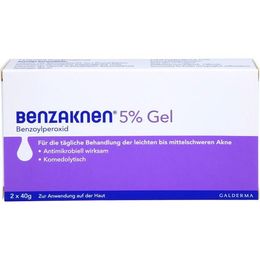 Galderma Benzaknen 5% Gel 2X40 g