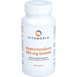 vitaworld Hyalurons&auml;ure 100 mg Gelenk Kapseln 100 St