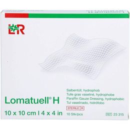 Lomatuell H Salbent&uuml;ll 10x10 cm steril 10 St