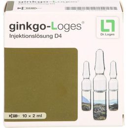 Dr. Loges + Co. GmbH GINKGO-LOGES Injektionsl&ouml;sung D 4 Amp. 10X2 ml