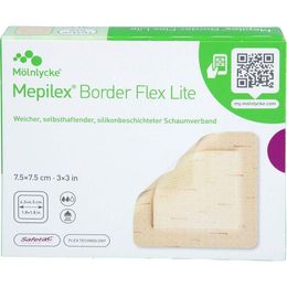 EMRA-MED Arzneimittel GmbH Mepilex Border Flex Lite Schaumverband 7,5x7,5 cm 5 St