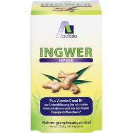 Avitale Ingwer 500 mg Kapseln+Vitamin B1+C 90 St
