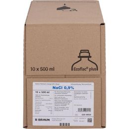 B.Braun Isotone Kochsalz-L&ouml;sung 0,9% Braun Ecoflac Plus 10X500 ml