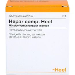 Hepar COMP.Heel Ampullen 10 St