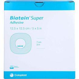 Coloplast Biatain Super selbst-haftend Superabs.12,5x12,5 cm 10 St
