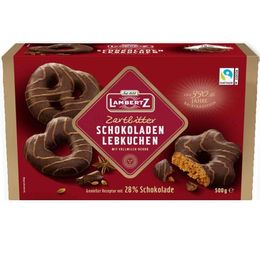 Lambertz Schokoladen Lebkuchen 500g Zartbitter