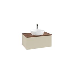 Villeroy & Boch V&B Waschtischunterschrank mit Frontstruktur Antao 80x36x50cm, HL, WBP w. wal, si Gr m Lac ; Villeroy & Boch (K30152HJ)