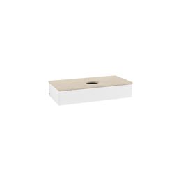 Villeroy & Boch V&B Waschtischunterschrank mit Frontstruktur, mit Beleuchtung Antao 100x19x50cm, WBP-farbe botti., wh. m Lac ; Villeroy & Boch (L09113MT)