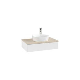Villeroy & Boch V&B Waschtischunterschrank ohne Frontstruktur Antao 80x19x50cm, HL, WBP botti., wh. m Lac ; Villeroy & Boch (K08053MT)