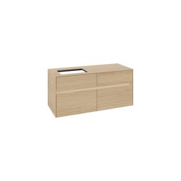 Villeroy & Boch V&B Waschtischunterschrank Collaro 120x54,8x50cm, WT l, LED 8,8 W, Nord Oa ; Villeroy & Boch (C113B0VJ)