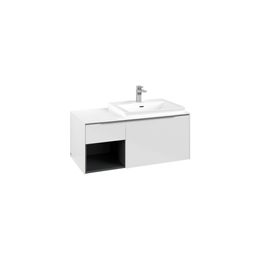 Villeroy & Boch V&B Waschtischunterschrank Beck. re Subway 3.0 100,1x42,25x51,6cm, m LE/Gr AL g, Bri w ; Villeroy & Boch (C571L0VE)