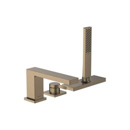 Hansgrohe 3-Loch-Waschtischmischer Tecturis E mit sBox, brushed bronze (73443140)