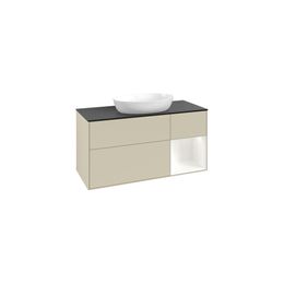 Villeroy & Boch V&B Waschtischunterschrank Finion 120cm, Pl b m, Rg wh. m Lac, si Gr m Lac ; Villeroy & Boch (FA72MTHJ)