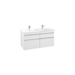 Villeroy & Boch V&B Waschtischunterschrank Venticello 115,3x59x50,2cm, Griff Chrom, white matt ; Villeroy & Boch (A92901MS)