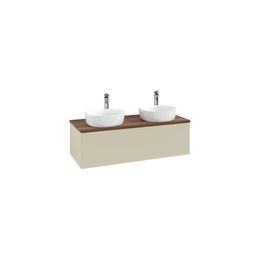 Villeroy & Boch V&B Waschtischunterschrank ohne Frontstruktur Antao 120x36x50cm, HL, WBP w. wal, si Gr m Lac ; Villeroy & Boch (K35052HJ)