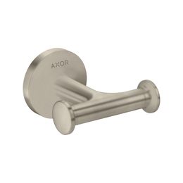 Hansgrohe Handtuckhaken Axor doppelt, Wandmontage, brushed nickel (42812820)