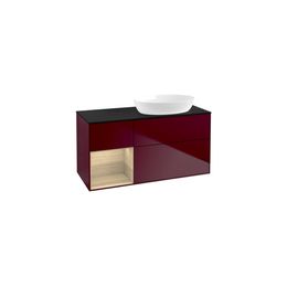 Villeroy & Boch V&B Waschtischunterschrank Finion 120cm, Abd.-Pl. bla m, Reg Oa ven, Peo m ; Villeroy & Boch (FA42PCHB)