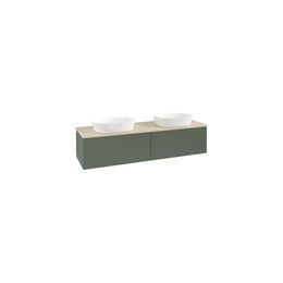 Villeroy & Boch V&B Waschtischunterschrank ohne Frontstruktur, mit Beleuchtung Antao 160x50cm, WBP botti., lea gre. m Lac ; Villeroy & Boch (L39013HL)