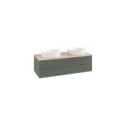 Villeroy & Boch V&B Waschtischunterschrank mit Frontstruktur Antao 120x36x50cm, WBP botti., lea gre. m Lac ; Villeroy & Boch (K24113HL)