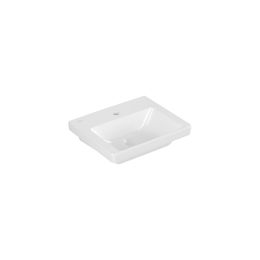 Villeroy & Boch V&B Handwaschbecken Subway 3.0 45x37cm, eck., m HL/o &Uuml;berlauf, wei&szlig; ; Villeroy & Boch (4370FL01)