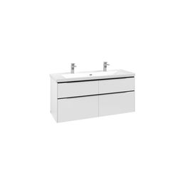 Villeroy & Boch V&B Waschtischunterschrank Subway 3.0 127,2x57,6x47,8cm, m LE/Gr vo bla, P wh. ; Villeroy & Boch (C602L1VF)