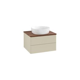 Villeroy & Boch V&B Waschtischunterschrank ohne Frontstruktur Antao 60x36x50cm, WBP w. wal, si Gr m Lac ; Villeroy & Boch (K18012HJ)