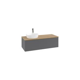 Villeroy & Boch V&B Waschtischunterschrank mit Frontstruktur, mit Beleuchtung Antao 120x36x50cm, HL, WBP hon. Oa, A m Lac ; Villeroy & Boch (L33151GK)