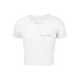 Merchcode T-Shirt 'Love Yourself' Damen Gr&ouml;&szlig;e M schwarz / wei&szlig;