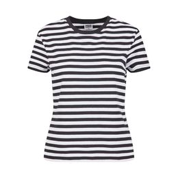 Urban Classics T-Shirt Damen Gr&ouml;&szlig;e L schwarz / wei&szlig;