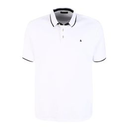 Jack & Jones Plus Jack & Jones Plus Shirt 'JJEPaulos' male White size 4XL