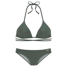 Bruno Banani Bikini Damen Gr&ouml;&szlig;e XS oliv
