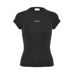 LeGer by Lena Gercke T-Shirt 'Tayra' Damen Gr&ouml;&szlig;e L schwarz / wei&szlig;