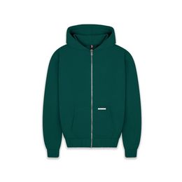 Dropsize Zip-Up Hoodie male Green size XXL
