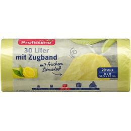 Profissimo M&uuml;llbeutel 30 l mit Zugband & Zitrusduft