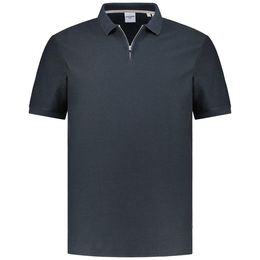 Jack & Jones Gro&szlig;e Gr&ouml;&szlig;en Jack&Jones Poloshirt aus Materialmix Farbe schwarz Gr&ouml;&szlig;e: 8XL