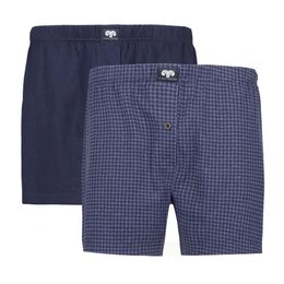 Gro&szlig;e Gr&ouml;&szlig;en Ceceba Boxershorts aus Baumwoll-Jersey, Doppelpack Farbe blau Gr&ouml;&szlig;e: 8