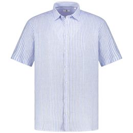 Herren Gro&szlig;e Gr&ouml;&szlig;en | Pfundskerl Freizeithemd aus Leinen Farbe blau Gr&ouml;&szlig;e: 7XL